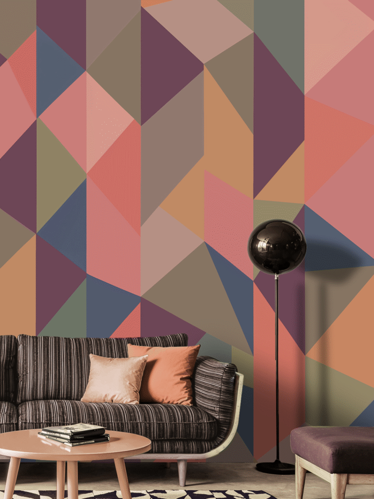 Musee | Tessellated Depth Wall Mural