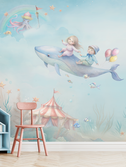 Sky to Sea Parade Wall Mural | for Children's room