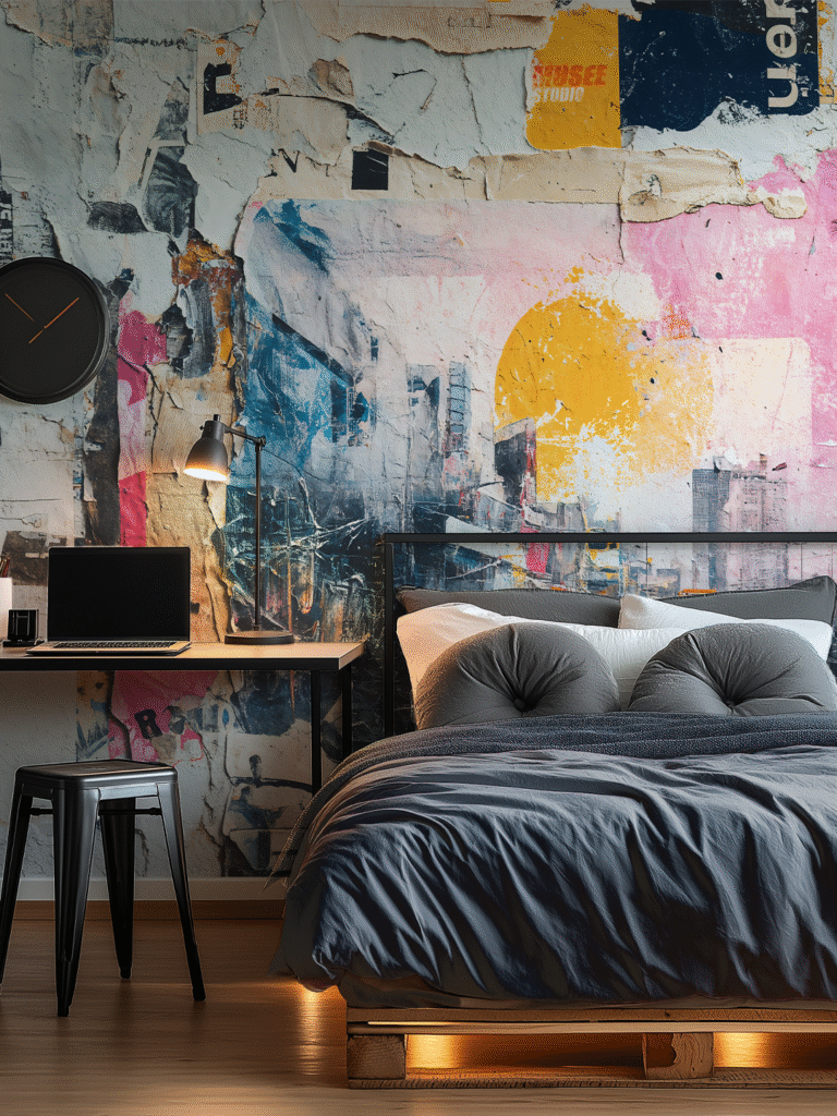 Musee | Collage Flow Wall Mural